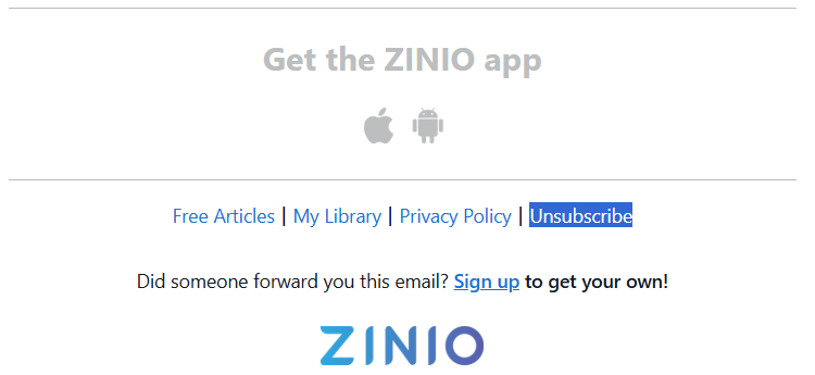 How to Unsubscribe from ZINIO? – Help Center